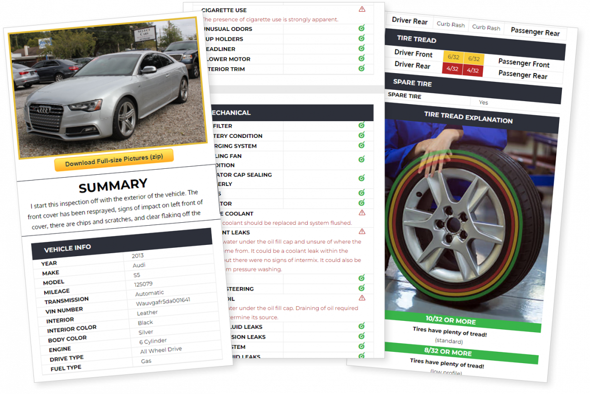 Vehicle Inspections – CARCHEX®
